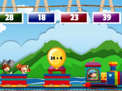 Math Train Addition - DANY Games - Online Games Free