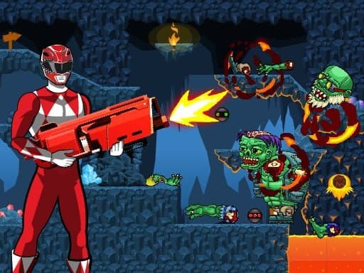 Idle Power Rangers Kill Zombies - DANY Games - Online Games Free